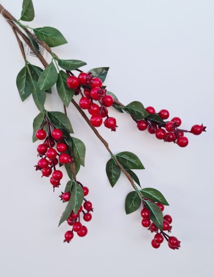 Stem of Red Berries - Fairy Gardens UK